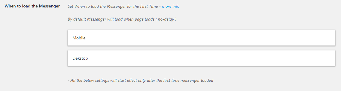 Load the Messenger – WP-Chatbot