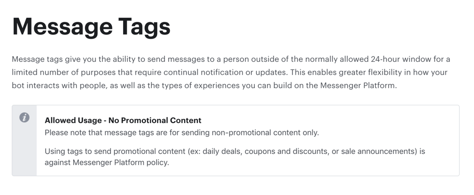 What Are Message Tags? 17 Free Messenger Tags to Blast Contacts!
