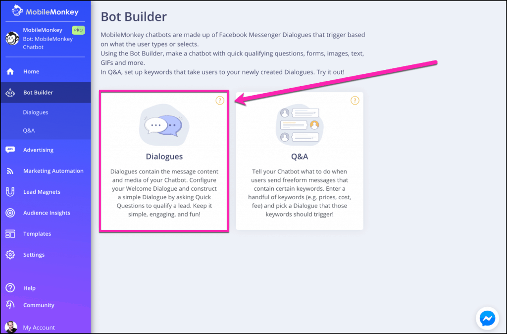 How to Create a Messenger Chatbot for Instagram