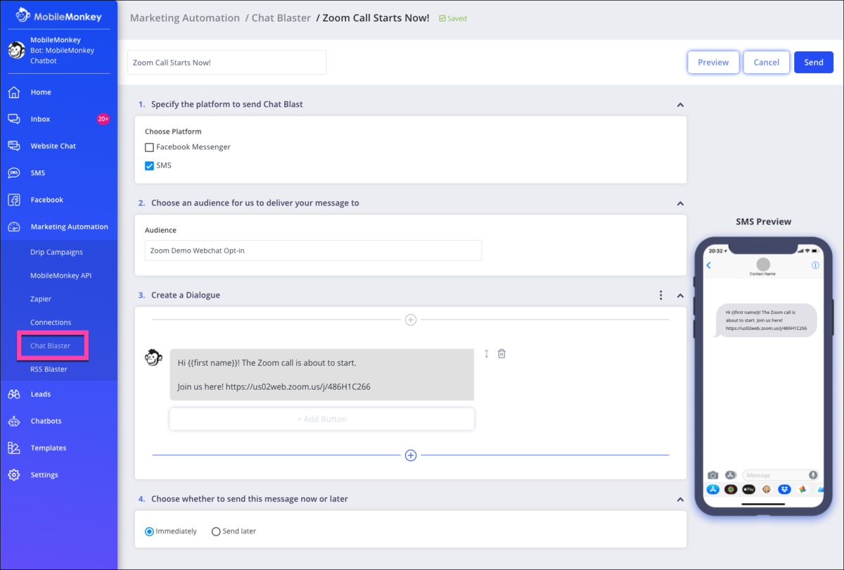 How to Use a Chatbot for Zoom So More People Show Up to Video Calls