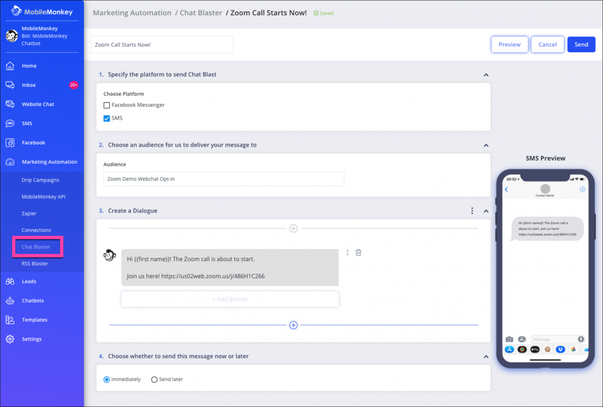 How to Use a Chatbot for Zoom So More People Show Up to Video Calls