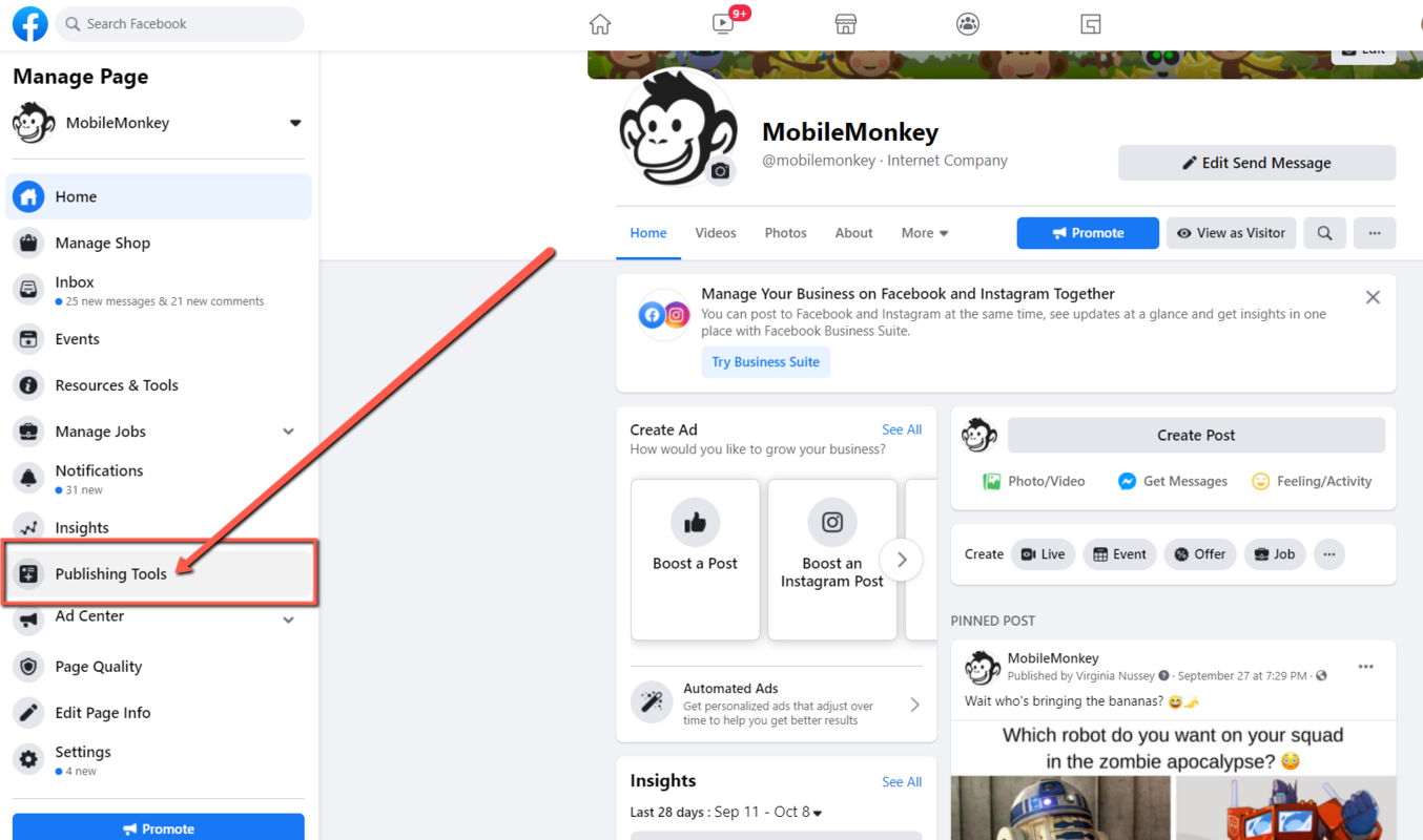 How To Schedule a Post on Facebook for your Business Page