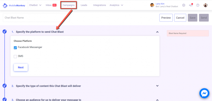 Facebook Messenger Chat Blaster - The New Way to Blast Your Customers