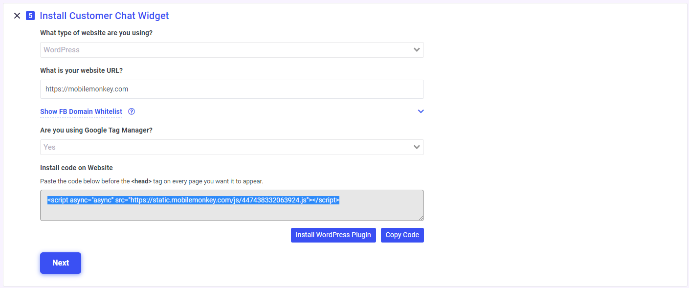 How To Add Facebook Live Chat To Your Website in 10 Minutes