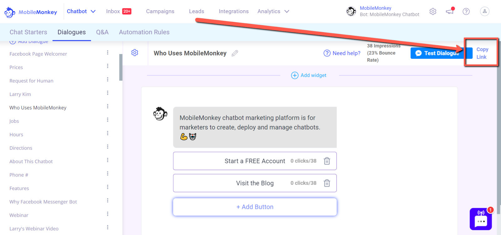How To Link Ads to Messenger Chat Dialogues To Boost Lead Generation