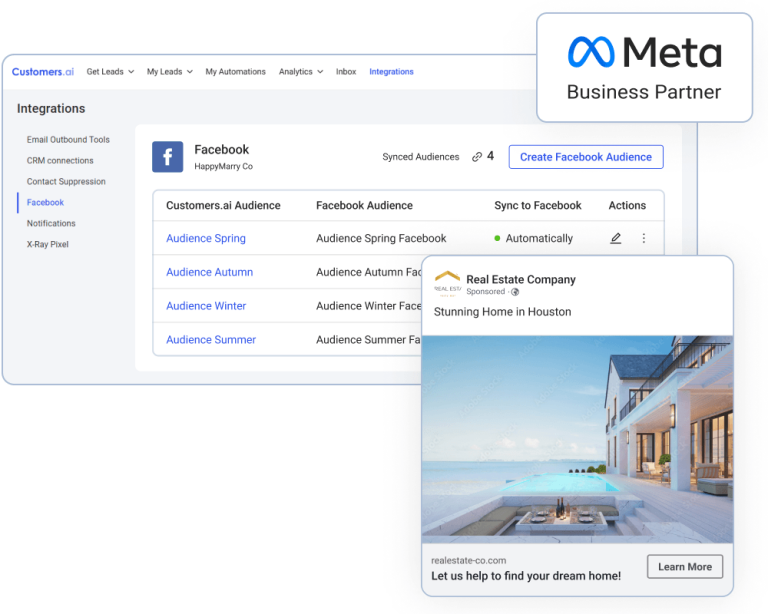 Sync Custom Audiences Directly to Meta Ads - Customers.ai