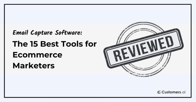 Email Capture Software: The 15 Best Tools for Ecommerce (Reviewed ...