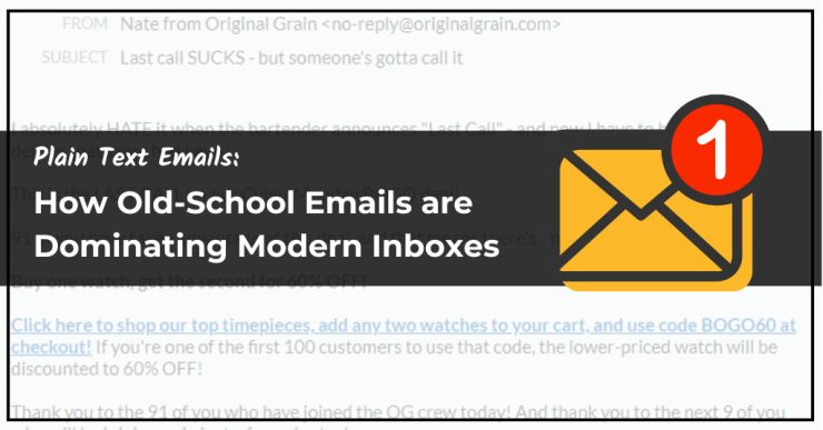 Plain Text Emails: How Old-School Emails are Dominating Modern Inboxes ...